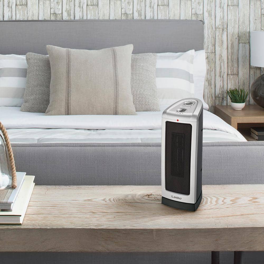 Lasko 5307 Tower 16 in. 1500-Watt Electric Ceramic Oscillating Tower ...