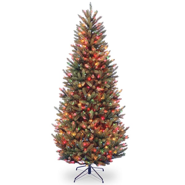 National Tree Company 9 ft. Natural Fraser Slim Fir Tree with ...