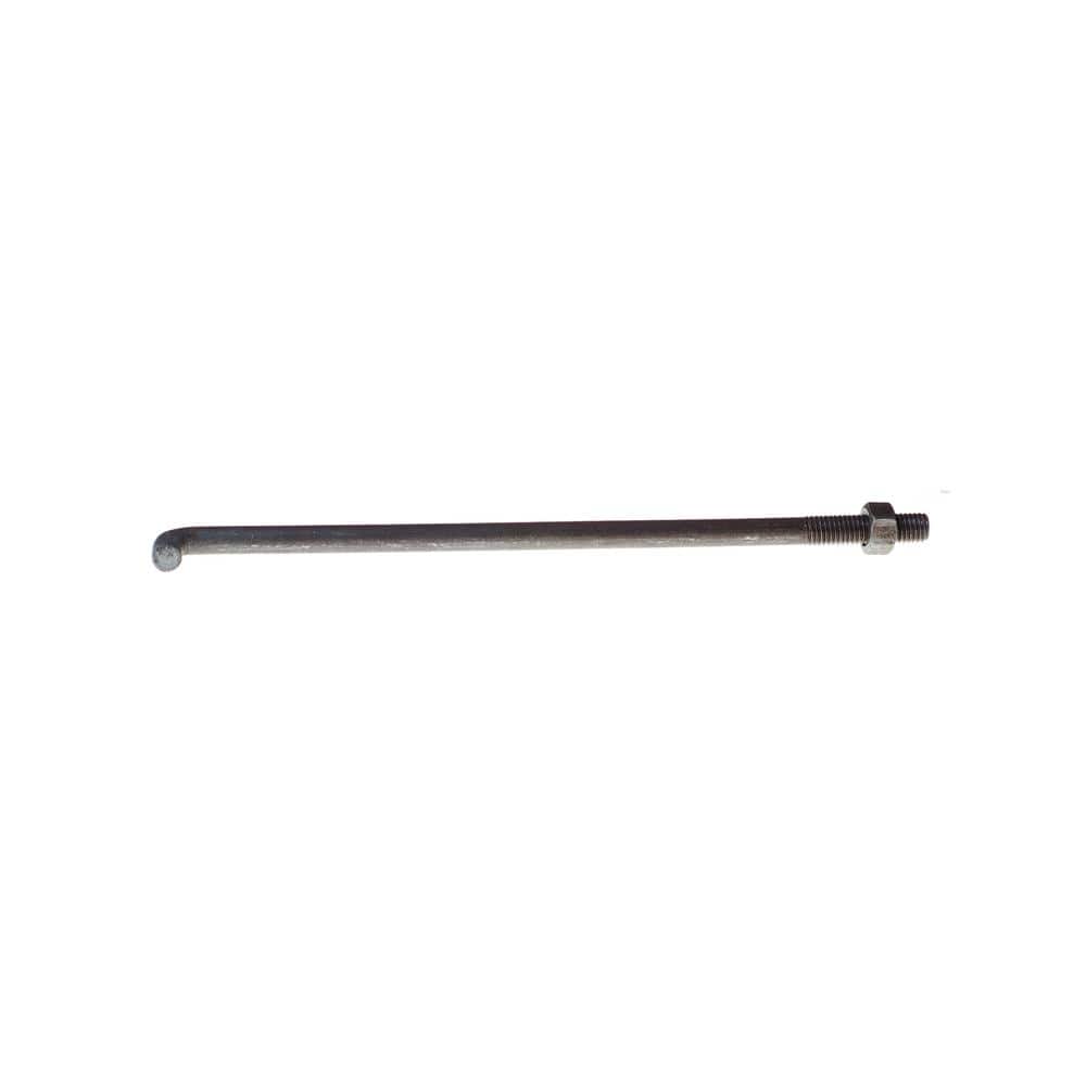 Grip-Rite 1/2 in. x 6 in. Hot Galvanized Anchor Bolts 126GAB50E - The ...