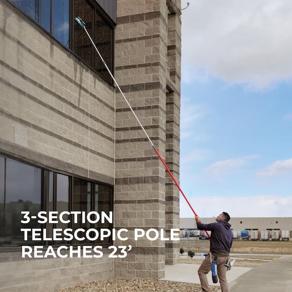 Wooster 8 ft. To 23 ft. Long-Reach Extension Pole 00R8230000 - The Home ...