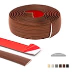 Art3d White-washed 1.57 in. x 120 in. Self Adhesive Vinyl Transition ...