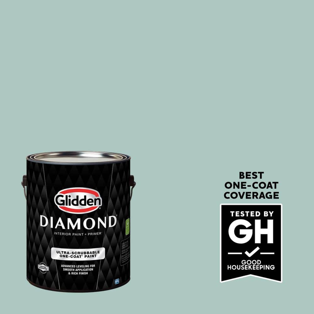 Glidden Diamond 1 gal. PPG1137-4 Copenhagen Satin Interior Paint with ...