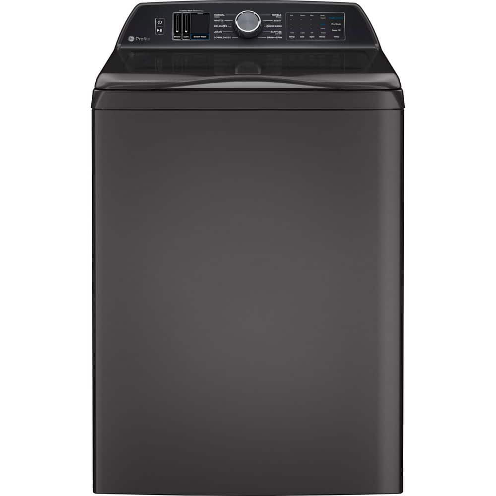 GE Profile 5.4 cu. ft. High-Efficiency Smart Top Load Washer in Diamond ...
