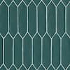 Bedrosians Reine Picket 3 in. x 12 in. Matte Dark Teal Ceramic Wall ...