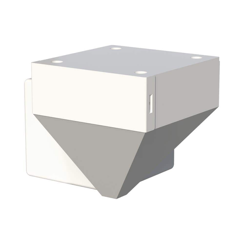 Reviews for Peak Aluminum Railing 5 in. H x 9.5 in. W White Steel Deck ...