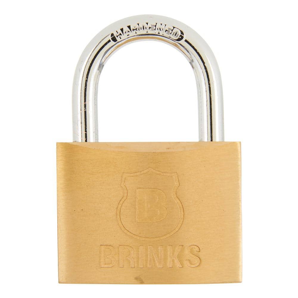Brinks 2 in. (50 mm) Solid Brass Keyed Lock 171-50001 - The Home Depot