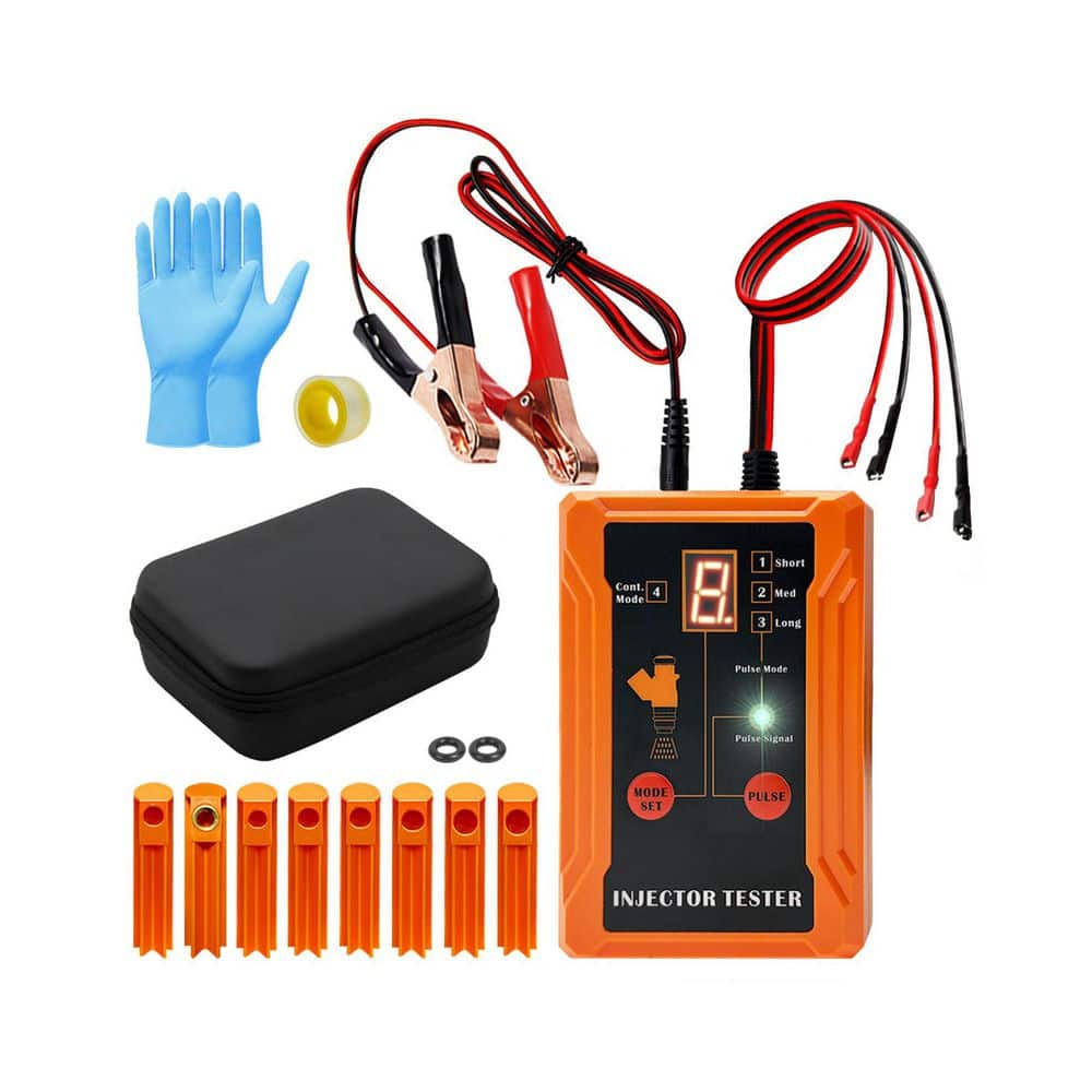 Oyezvary Universal Fuel Injector Tester and Cleaner Tool Kit w/ 8-Pulse ...