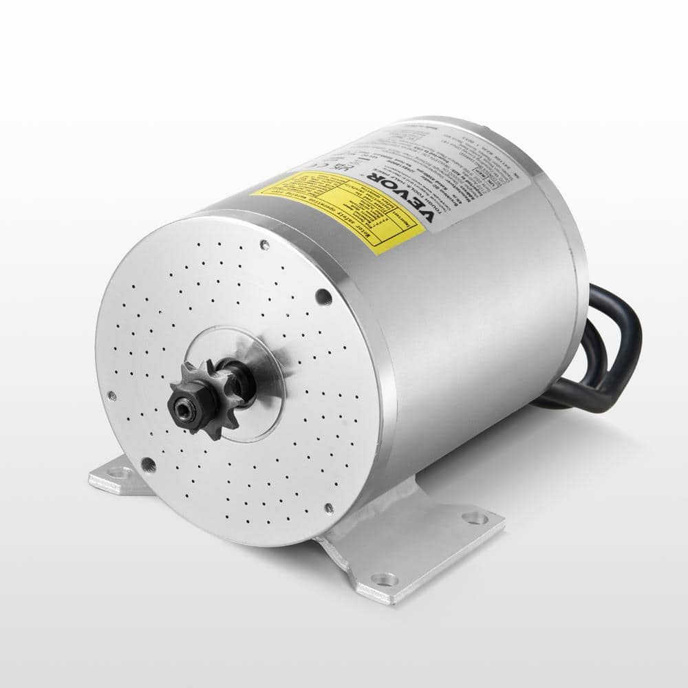 VEVOR 1800-Watt Electric Brushless DC Motor Kit 48-Volt 4500rpm Motor ...