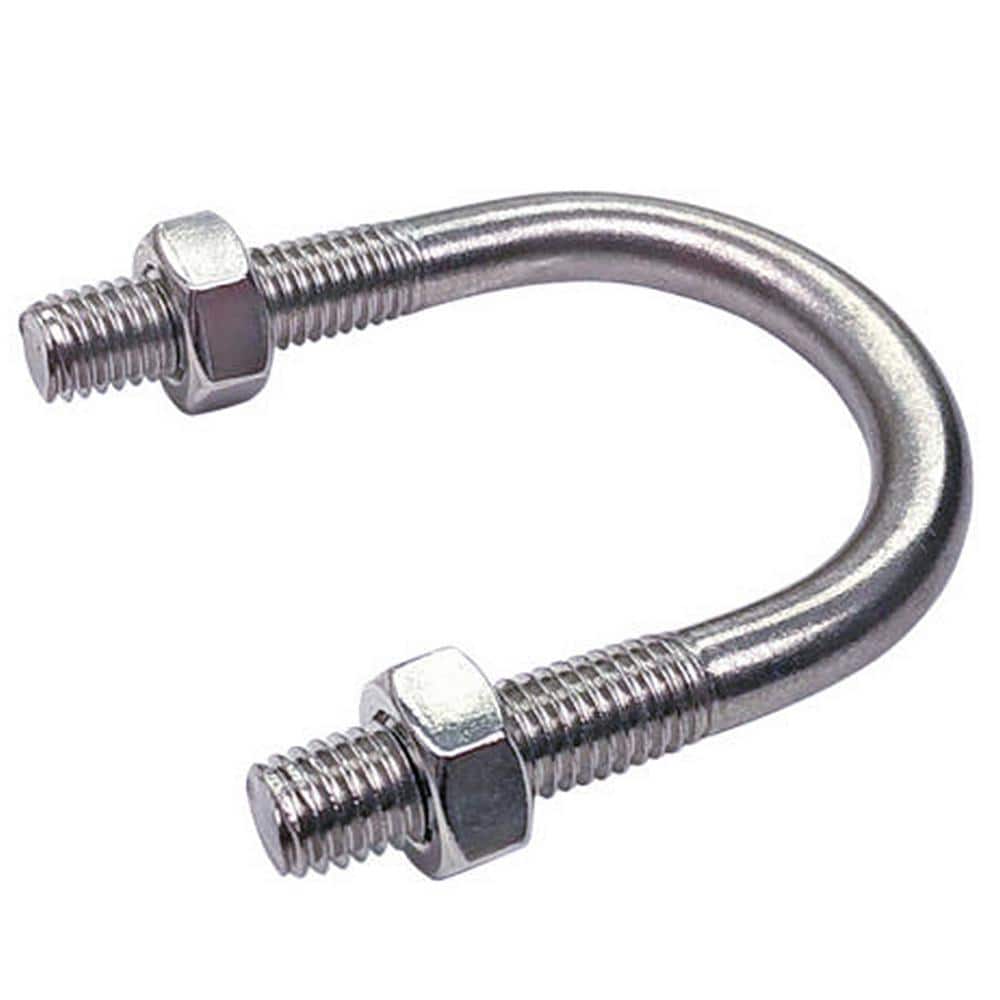 PLUMBFLEX 2-1/2 in. Standard Galvanized Steel U-Bolt Pipe Clamp ...