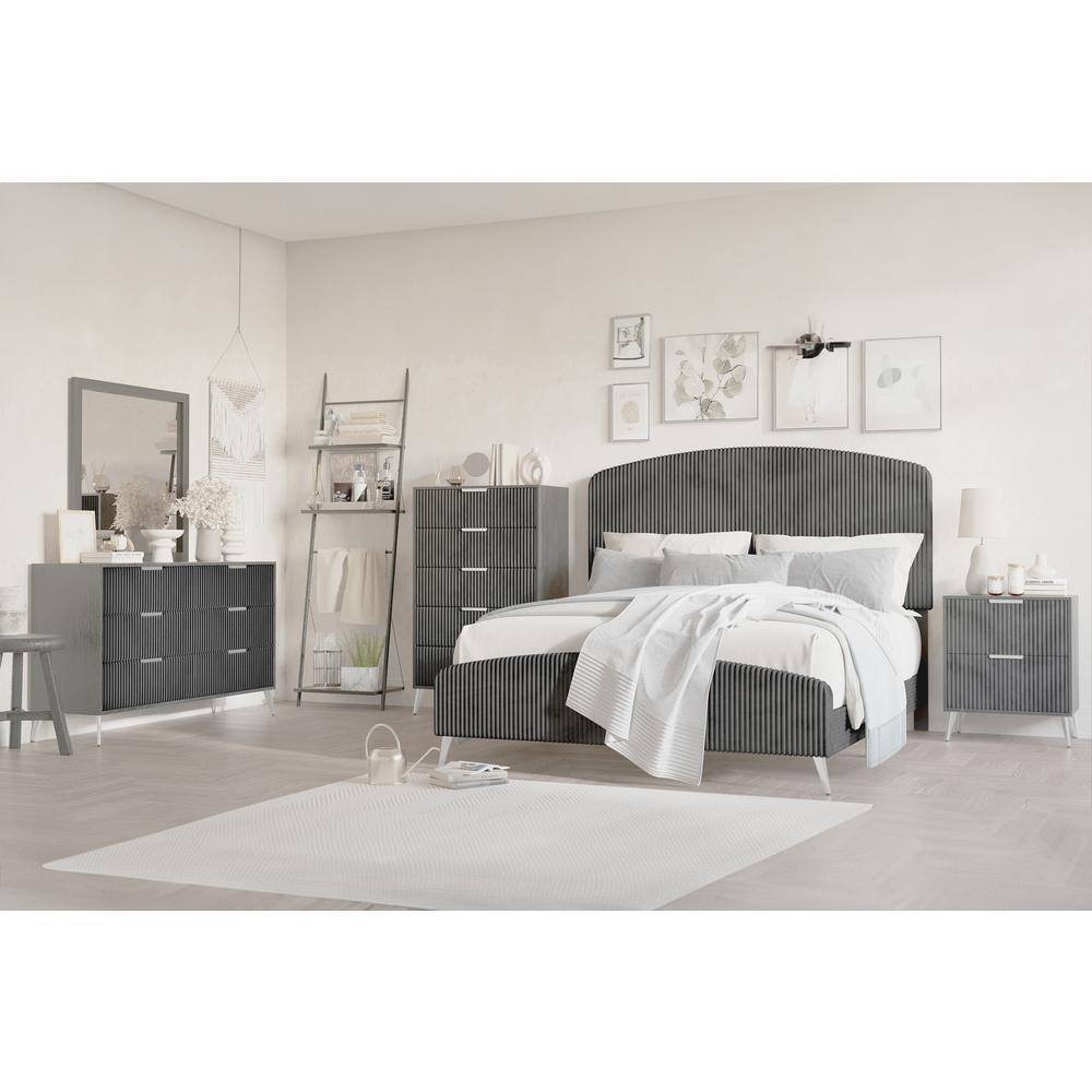 NEW CLASSIC HOME FURNISHINGS New Classic Furniture Kailani 5-Piece Gray ...