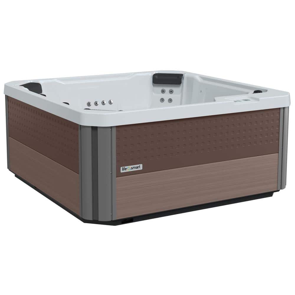 Lifesmart Acacia 7-Person 40-Jet 230-Volt Acrylic Standard Hot Tub with ...