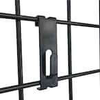 Only Hangers Wall Mount Brackets for Grid or Slatgrid Panels in White ...