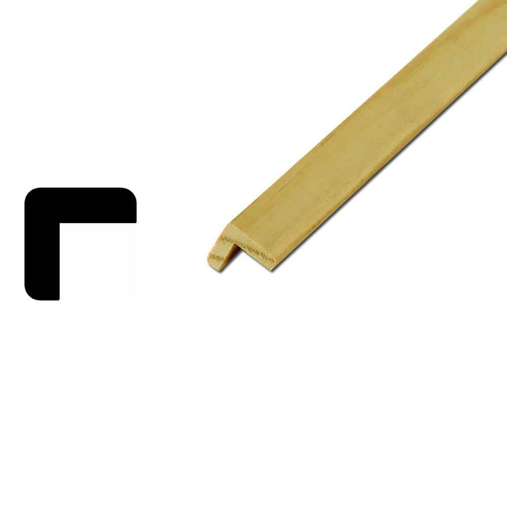 American Wood Moulding WM206 3/4 in. x 3/4 in. Pine Outside Corner ...