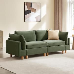 Spruce & Spring Wesley 161.4 in. 6-Piece Fabric Modern Modular ...