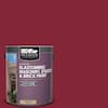 BEHR PREMIUM 1 gal. #M140-7 Dark Crimson Elastomeric Masonry, Stucco ...