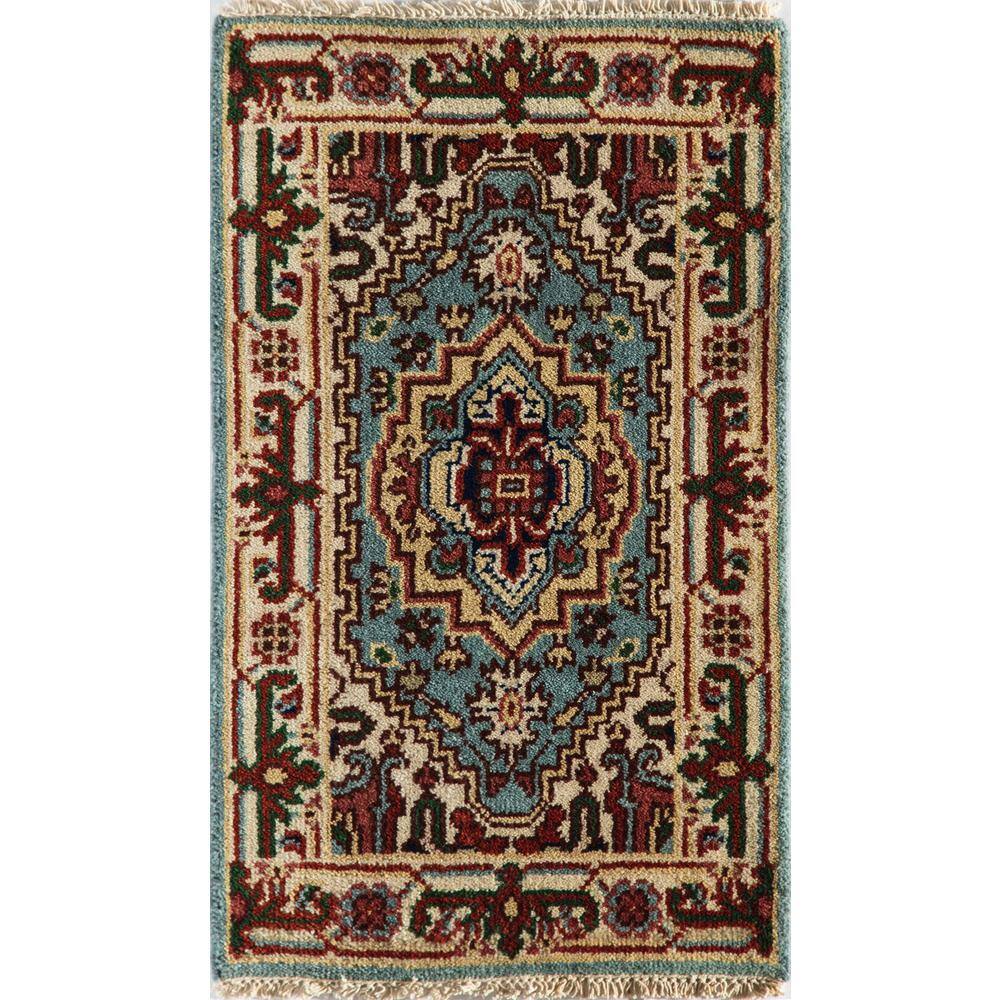 Rugs America ROYAL HERIZ Sky Blue 2 ft. X 8 ft. Area Rug RA27514 - The ...