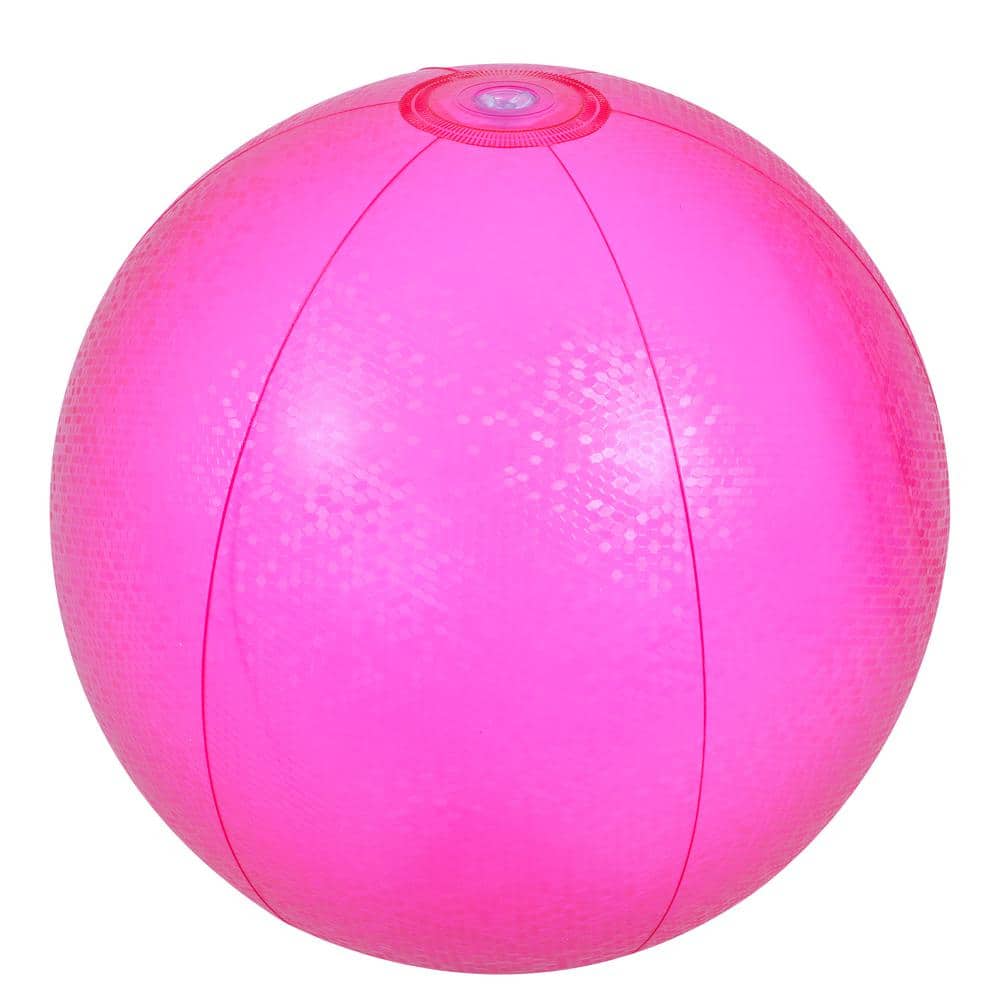 Pool Central 20 in. Pink Mosaic Inflatable Beach Ball 34958634 - The ...
