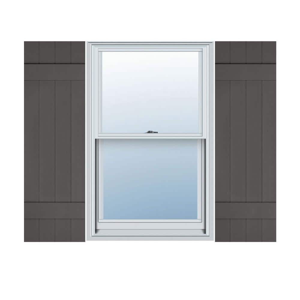 Builders Edge 14 in. W x 40 in. H TailorMade Vinyl 4-Board Joined (2 ...