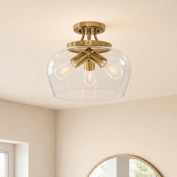Reviews for Novogratz x Globe Electric 13 in. 1-Light Matte White Flush ...