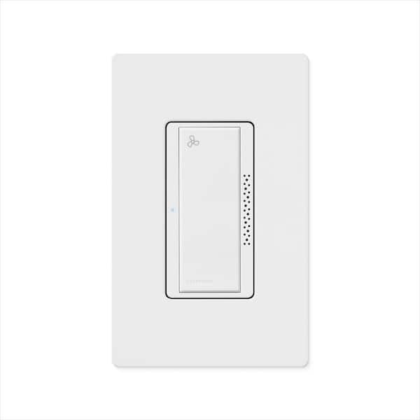 Lutron XactSense Humidity Sensor Switch for Bathroom Exhaust Fans, 3 ...