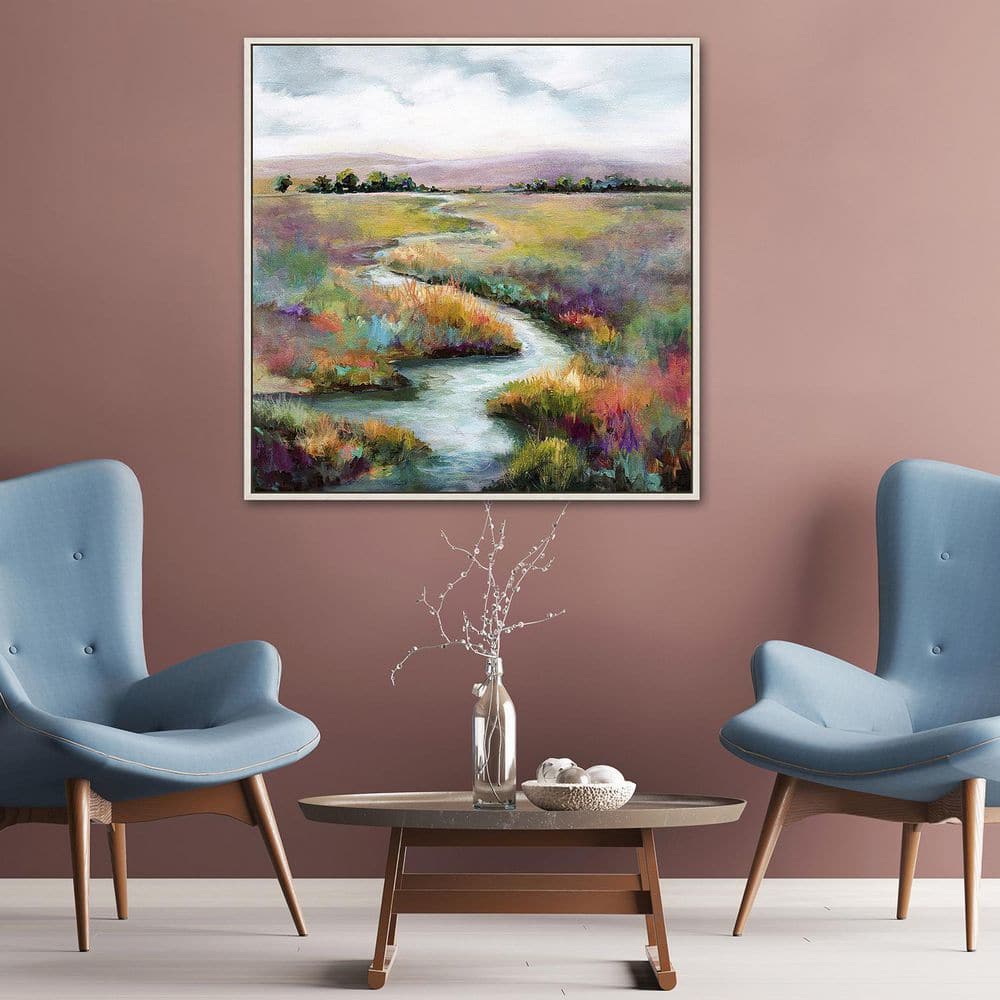 Paragon Hale 1 Piece Framed Canvas Transfer Coastal Art Print 42 in. x ...