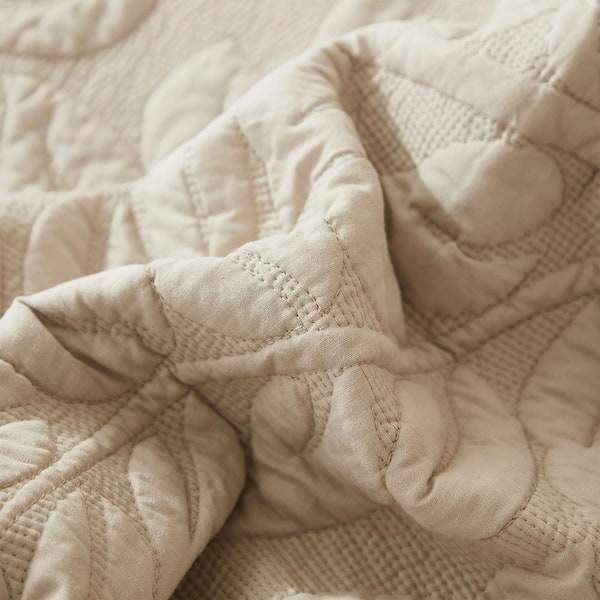 MarCielo 3-Piece Natural Beige Embroidery 100% Cotton MarCielo 3-Piece Natural Beige Embroidery 100% Cotton