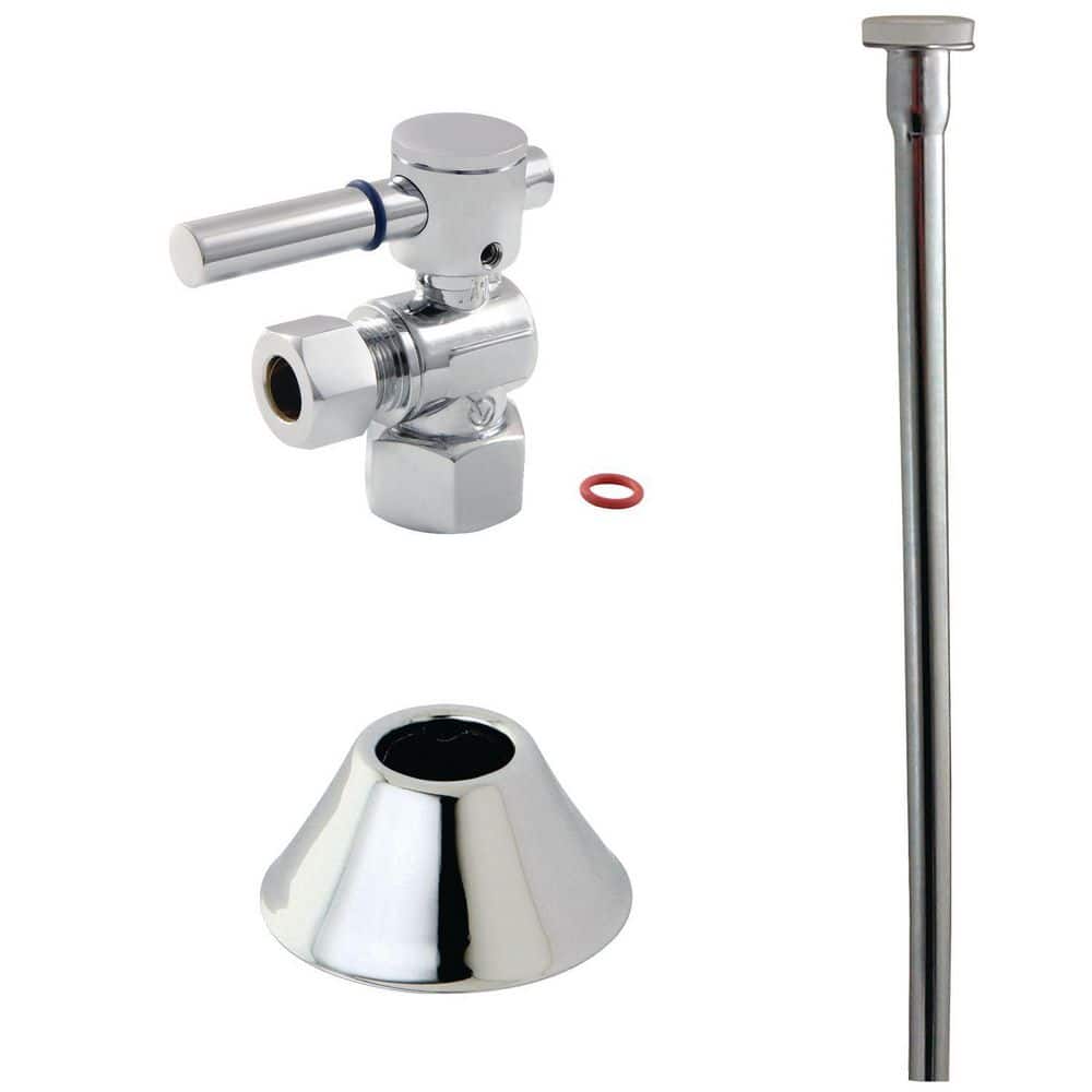 Kingston Brass Trimscape Lever 1-Handle Toilet Trim Kit with Supply ...