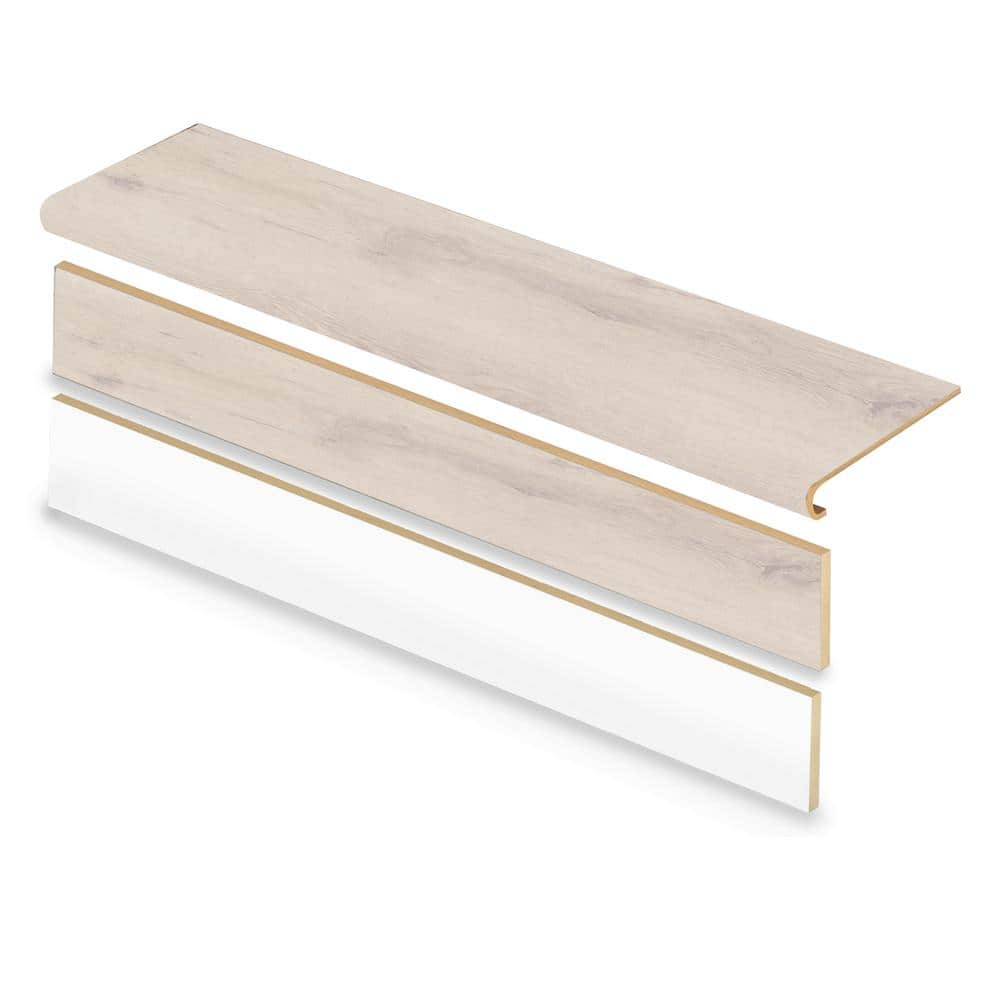 Cap A Tread Color 7395 47 in. L x 12.15 in. W x 1.69 in. T Vinyl ...