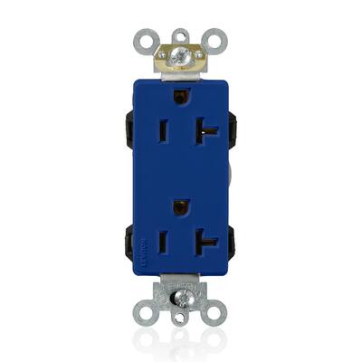 Blue - Electrical Outlets & Receptacles - Wiring Devices & Light ...