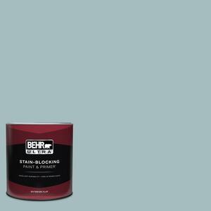 BEHR MARQUEE 1 gal. #PPU13-13 Oslo Blue Satin Enamel Exterior Paint ...