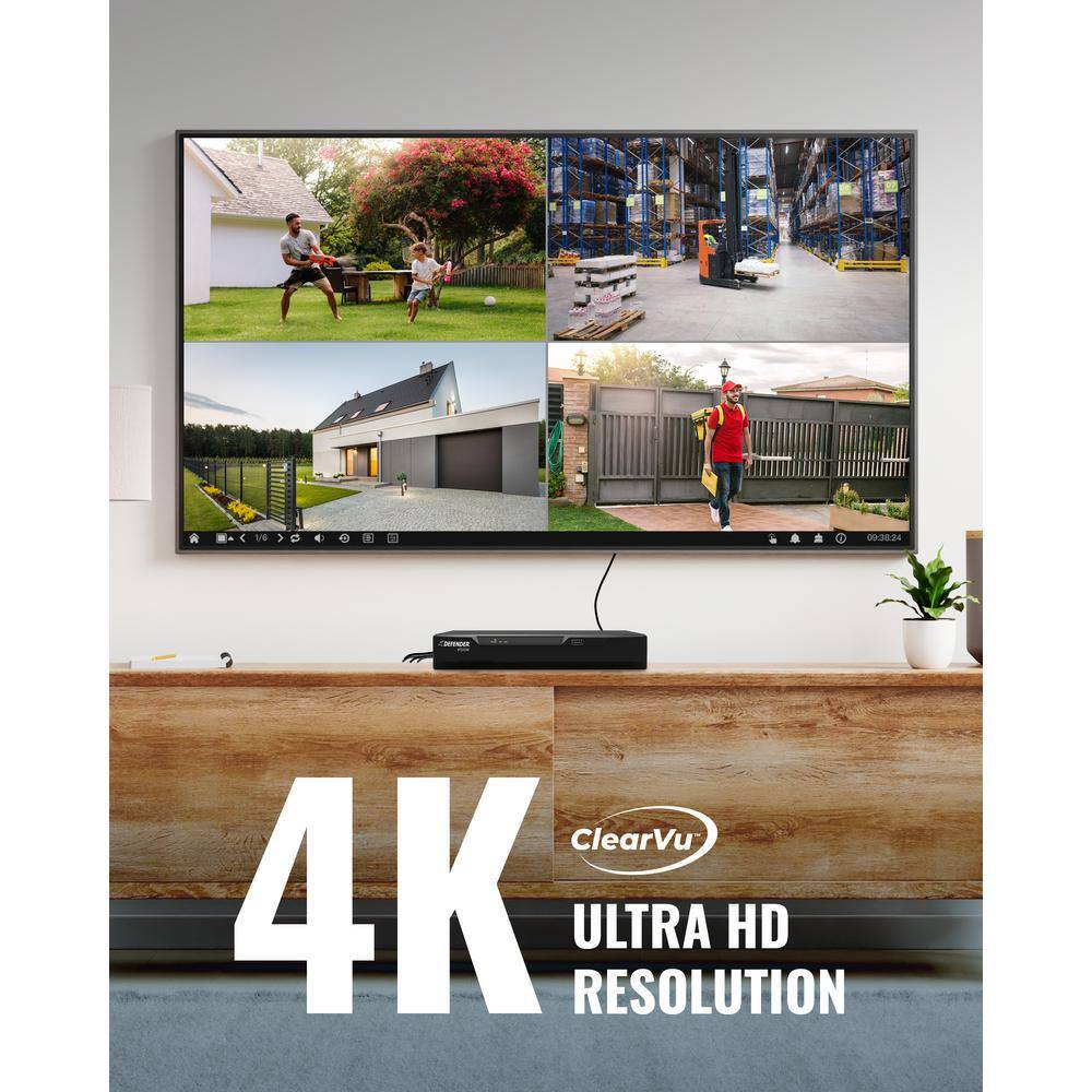 Buy Vision Ultra HD 4K (8MP) 4 Channel 1TB DVR Wired Security Camera ...