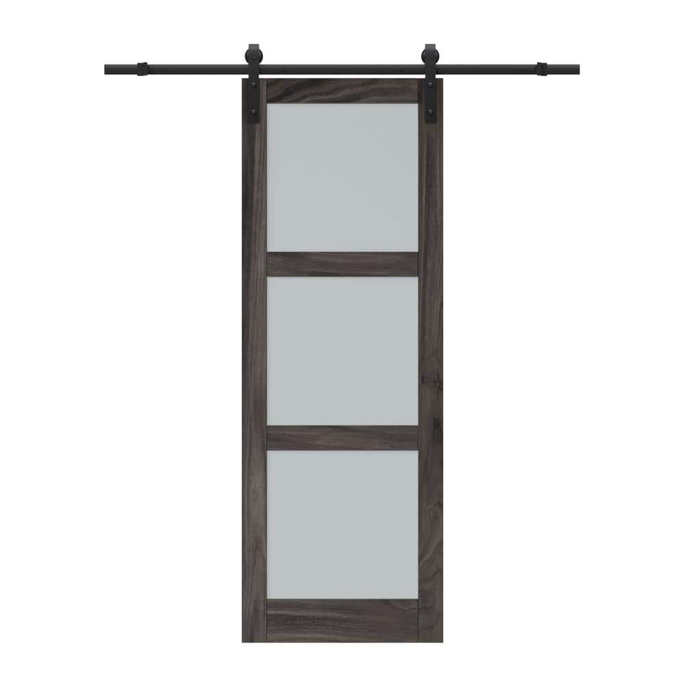 Reviews for ARK DESIGN 30 in. x 84 in. 3 Lite Tempered Frosted Glass ...