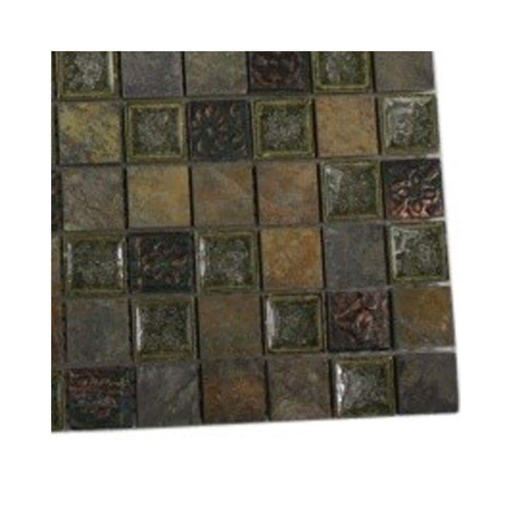 Ivy Hill Tile Roman Selection Rural Trail Glass Mosaic Floor and Wall ...