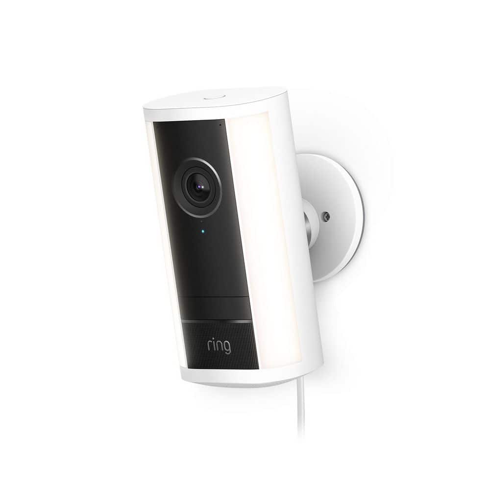 Ring Spotlight Cam Pro (2nd Gen), Plug-In - Retinal 4K Security Camera ...