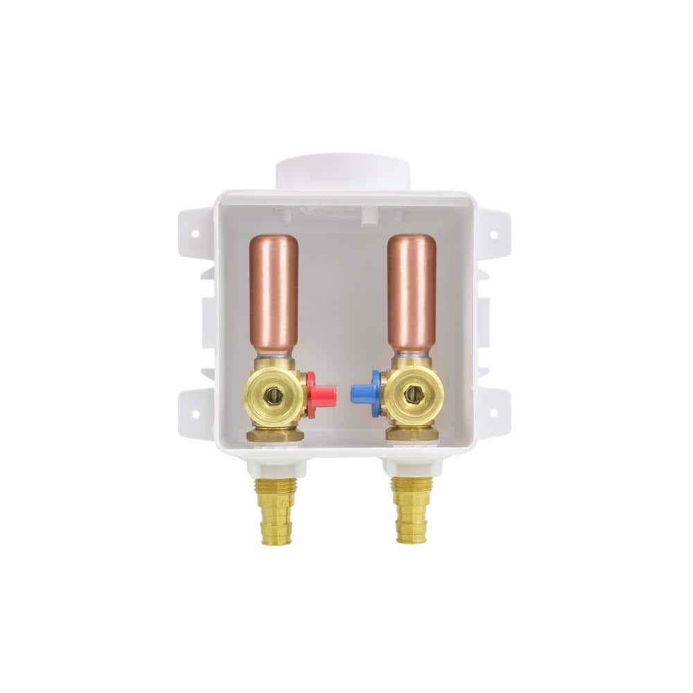 The Plumber's Choice 1/2 in. F1960 PEX Brass Valve Fittings in White ...