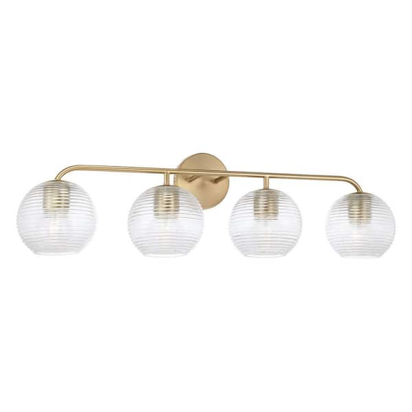 Capital Lighting Fixture Company Dolan 33.5 in. W x 9.5 in. H 4-Light ...