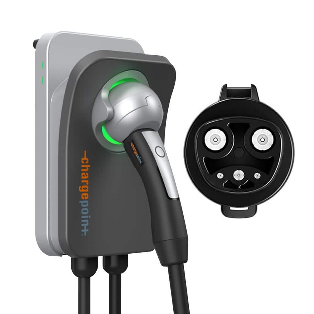 ChargePoint Home Flex Level 2 EV Charger NACS, NEMA 6-50 Outlet Charge Station CPH50-NEMA6-50 ...