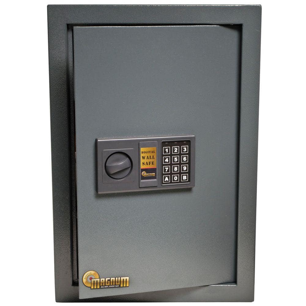 MAGNUM 0.58 cu. ft. Wall Security Safe 52539 - The Home Depot