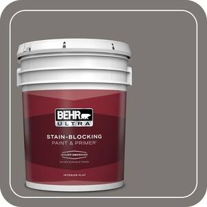 BEHR MARQUEE 5 gal. #790F-5 Amazon Stone Flat Exterior Paint & Primer ...
