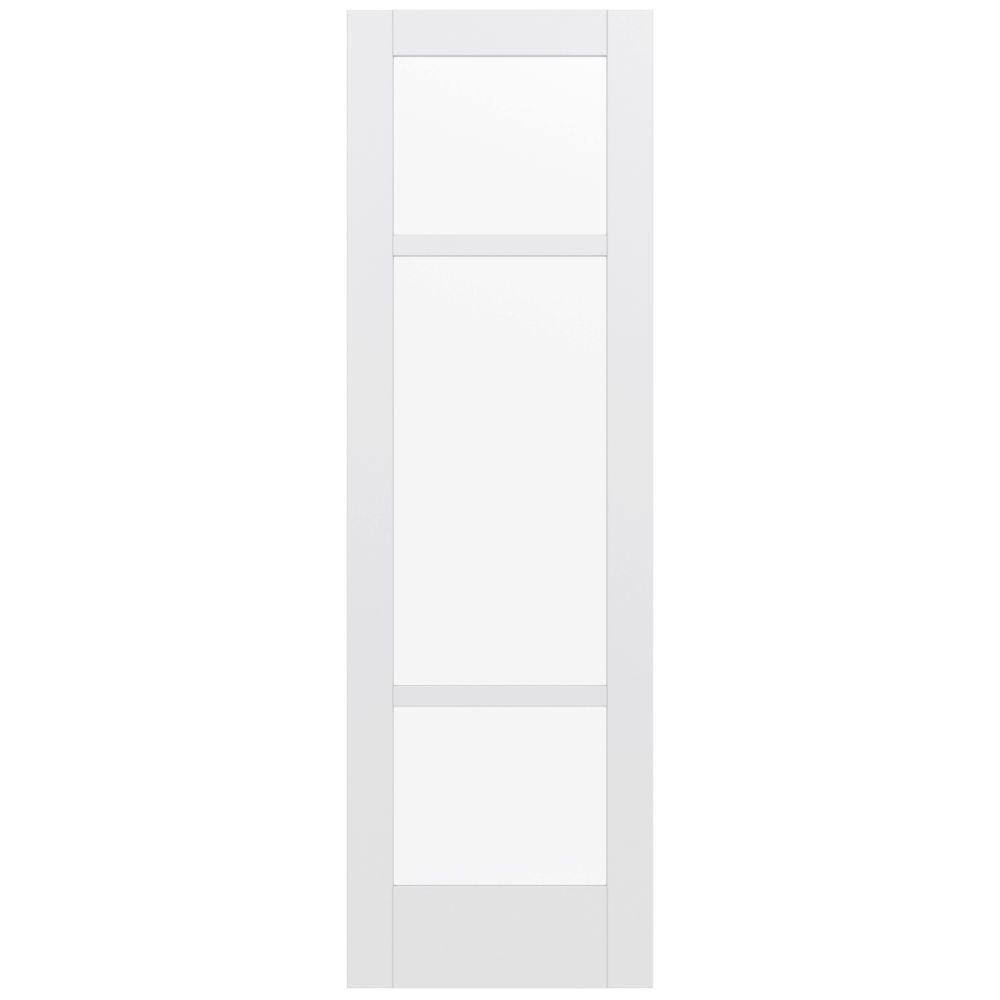 JELD-WEN 32 in. x 96 in. MODA Primed PMC1031 Solid Core Wood Interior ...