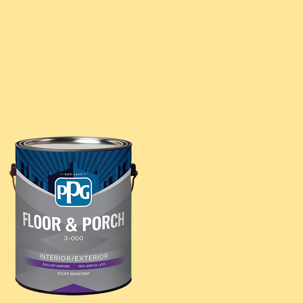 PPG 1 gal. PPG1211-4 Twinkle Little Star Satin Interior/Exterior Floor ...