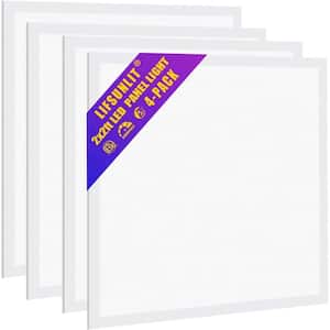 Honbei 2 ft. x 2 ft. 5800 Lumens Integrated LED Panel Light, 5000K ...