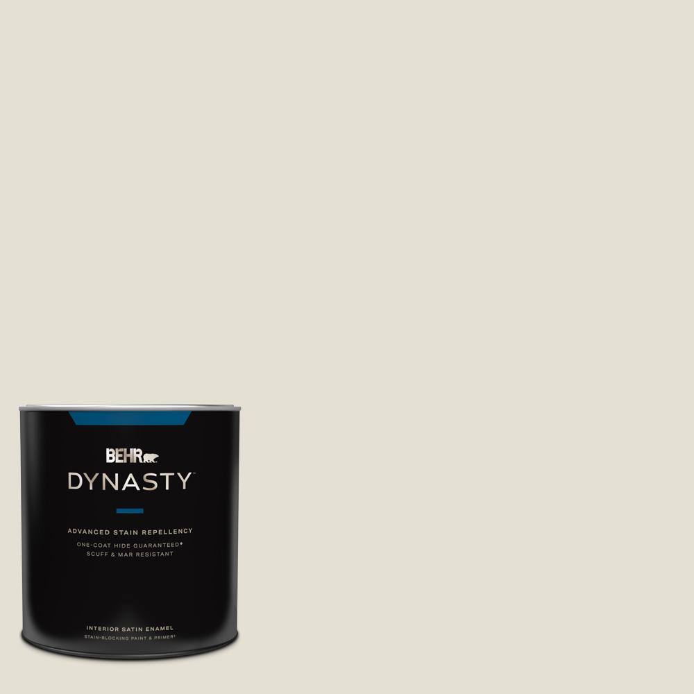 BEHR DYNASTY 1 qt. #N310-1 Sand Drift Satin Enamel Interior Stain ...