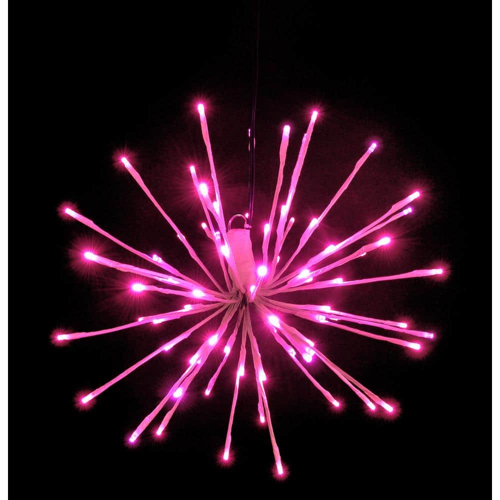 HOLIDYNAMICS HOLIDAY LIGHTING SOLUTIONS 16 in. Pink LED Christmas ...