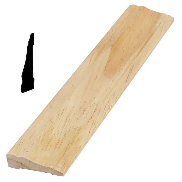 American Wood Moulding WM 442 11/16 in. x 2-1/4 in. Pine Solid Casing ...