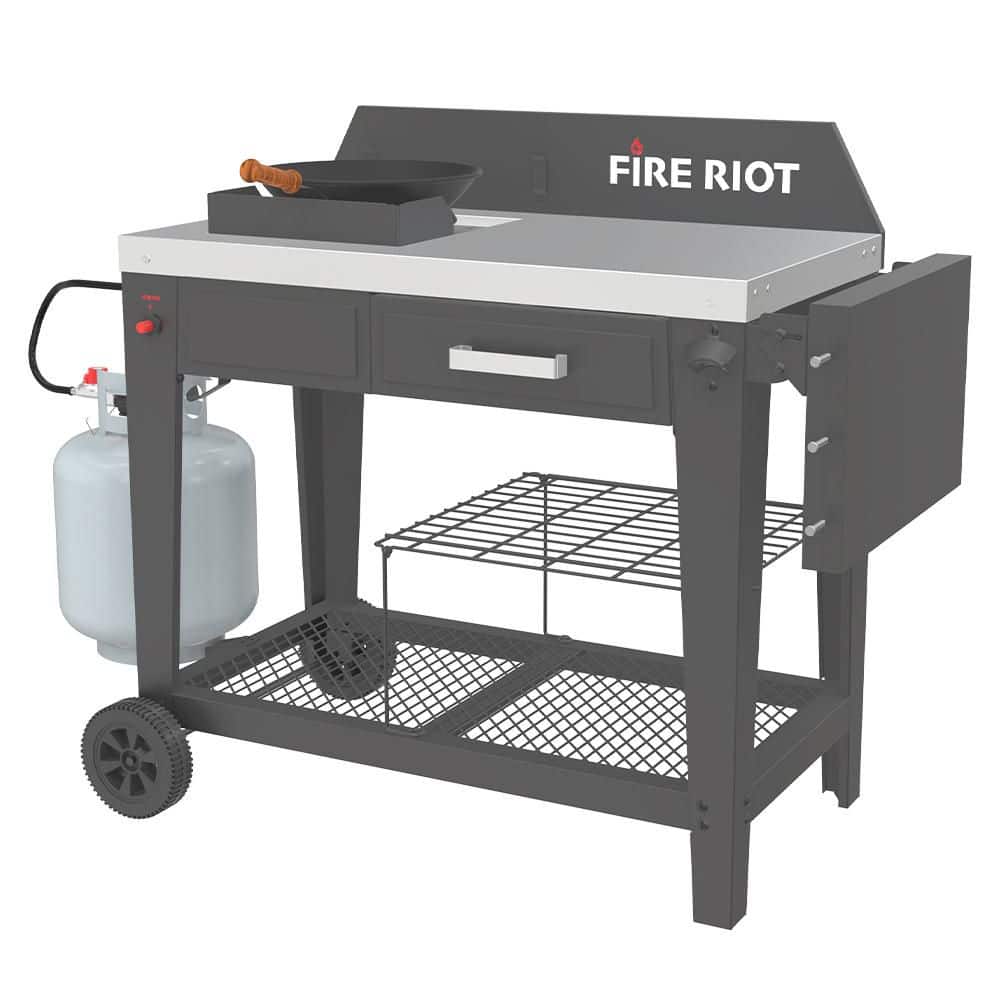 FIRE RIOT Fire Riot Outdoor Propane Wok Cooking Station, 50,000BTU FR ...