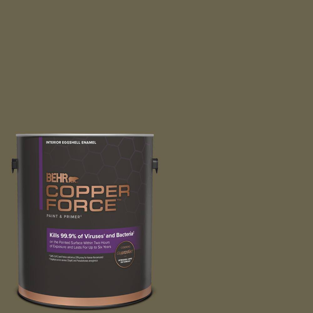 COPPER FORCE 1 gal. #HDC-FL14-8 Deer Trail Eggshell Enamel Virucidal ...