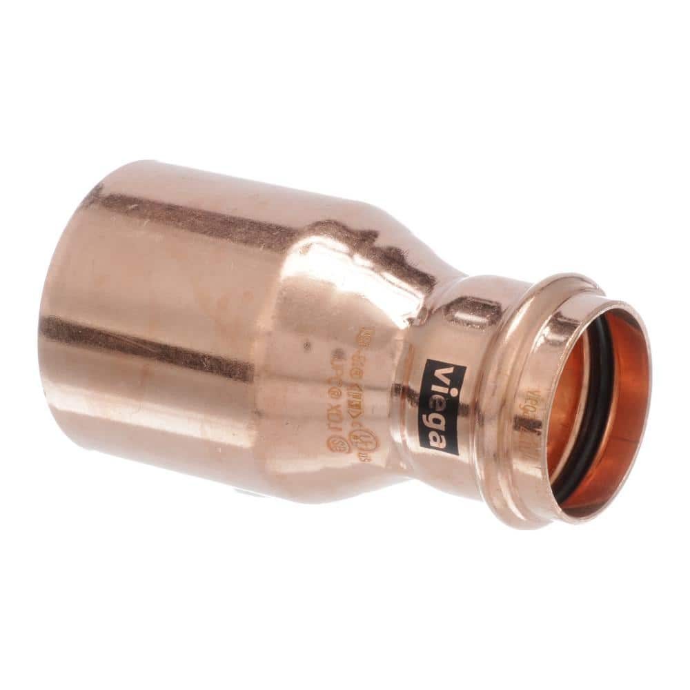 Viega ProPress 2 in. FTG x 1-1/4 in. Press Copper Reducer 78117 - The ...