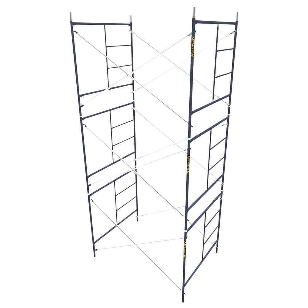 MetalTech Saferstack Scaffold Section, 3-Story 15.6 ft. x 7 ft. x 5 ft ...
