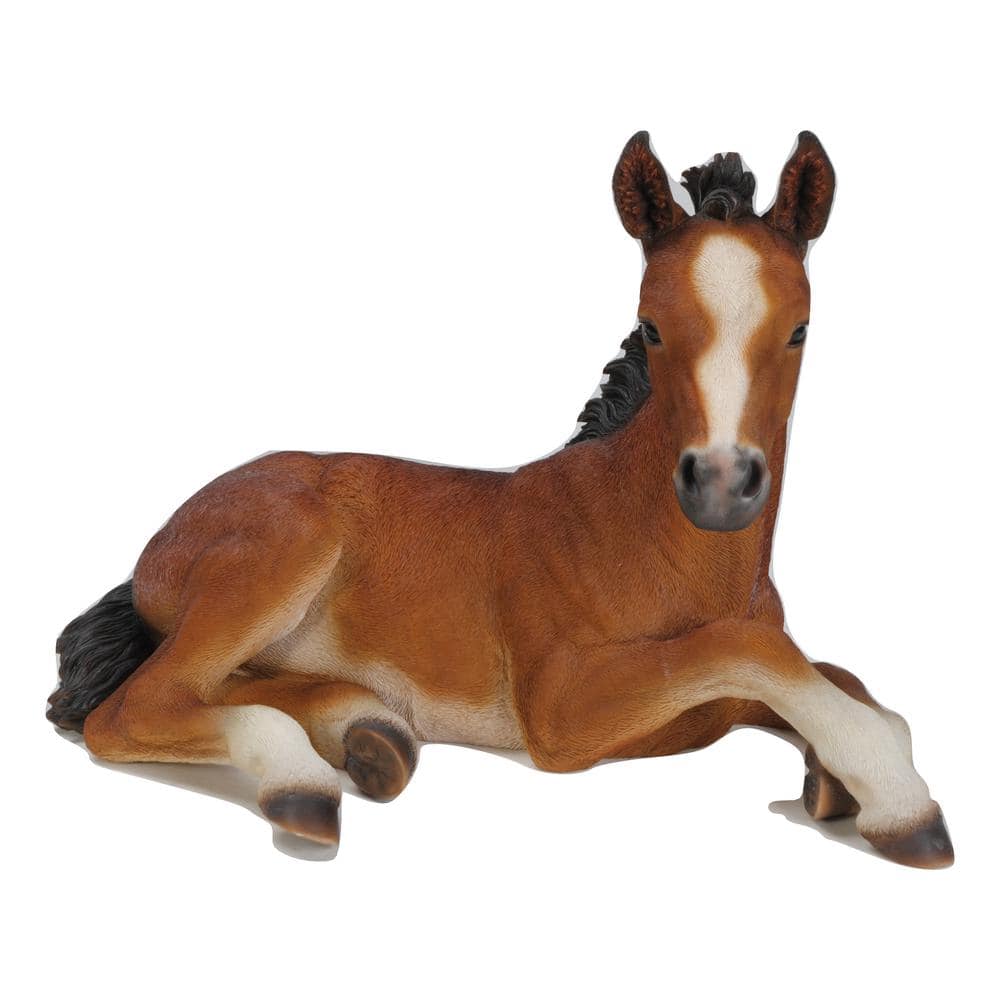 HI-LINE GIFT LTD. Horse Colt Laying Down 87715 - The Home Depot